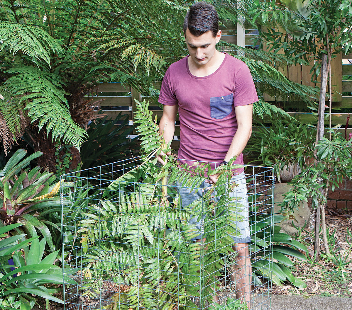 Garden Compost Storage Cage | Tumbleweed